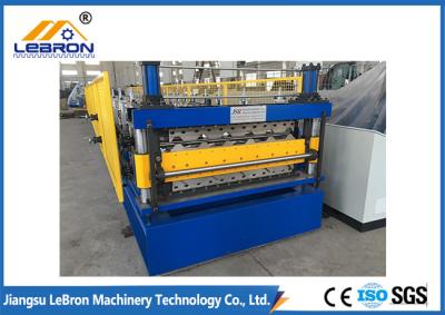 Cina Made in china Double Layer Roofing Sheet Roll Forming PLC Control Automatic 2018 new design in vendita