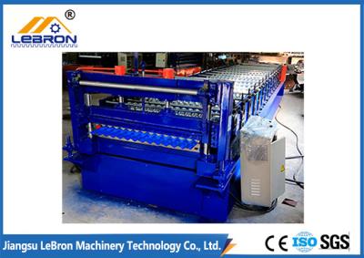China o PLC de 1250mm 5.5KW Mitsubishi corrugou a folha que faz a máquina à venda