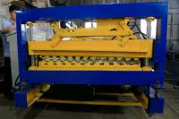 China PPGL Sinusoidal Corrugated Sheet Roll Forming Machine 914mm Width 0.3-0.8mm Thickness for sale