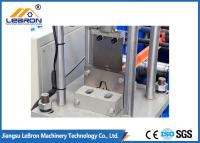 China 0.3-0.8mm Automatic Hat Shape Roll Forming Machine 75mm Shaft Chain Drive for sale
