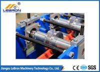 China 0.3-0.8mm Automatic Hat Shape Roll Forming Machine 75mm Shaft Chain Drive for sale