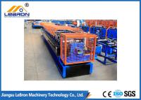 China Rectangular Downspout Steel Roll Forming Machine 22 Stations 0.4-0.6mm Thickness for sale