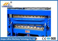 China Double Layer IBR Roll Forming Machine 15 Rows Trapezoidal Sheet Former 380V 7.5kW for sale