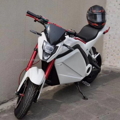 Cina 2000W/3000W/5000W Potenza motore 72V Motocicletta elettrica per corse ad alta velocità in vendita