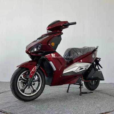 China Potente 1500W/2000W Motor Motocicleta elétrica com freio de disco duplo e pneu de 12 polegadas à venda