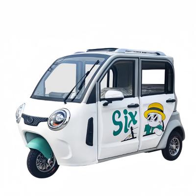 中国 家庭用 ファミリー トラック 完全閉ざされた4席とエネルギーを持つ 1200Wの電気三輪車 販売のため