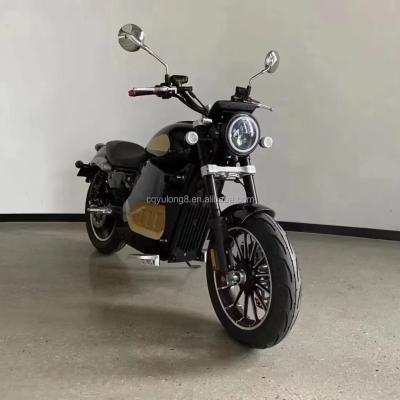 China Entrega de motocicleta elétrica com travão a disco e ecrã LCD 5000W Bateria substituível à venda