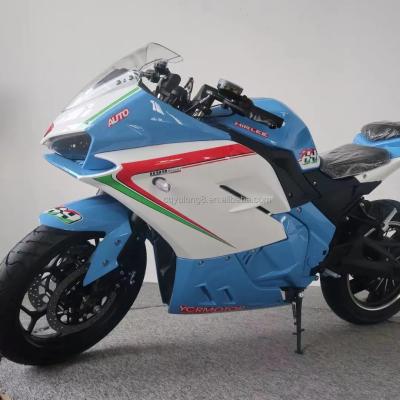 China Freio de disco 2000W 5000W 8000W Motocicleta elétrica de corrida para adultos fora de estrada com bateria de 72V à venda