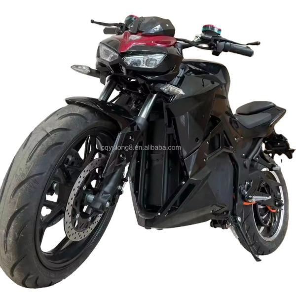 Quality Hot 72V 3000W EEC Electric Motorcycles with Brush Motor and 110/70-17 Front Tire for sale