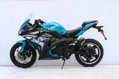 China Maximale belasting 200 kg Elektrische racemotorfietsen met 3000w motor en lithiumbatterie Te koop