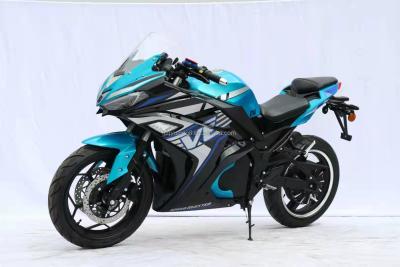 China Maximale belasting 200 kg Elektrische racemotorfietsen met 3000w motor en lithiumbatterie Te koop
