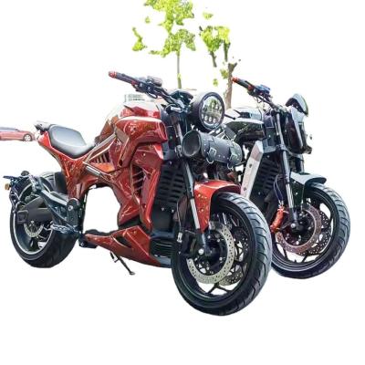 Cina Motocicletta elettrica da corsa a misura 72v 3000W 5000W con freno a disco e raffreddamento ad acqua in vendita