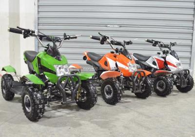 Cina 49cc Quad Bike Mini ATV per bambini 4x4 Wheeler con azionamento a catena e parti in vendita