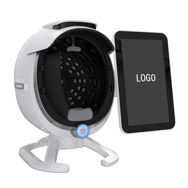 Quality 2 in 1 A6 3D Intelligent AI Face Skin Analyzer with Microscopic Detector for sale