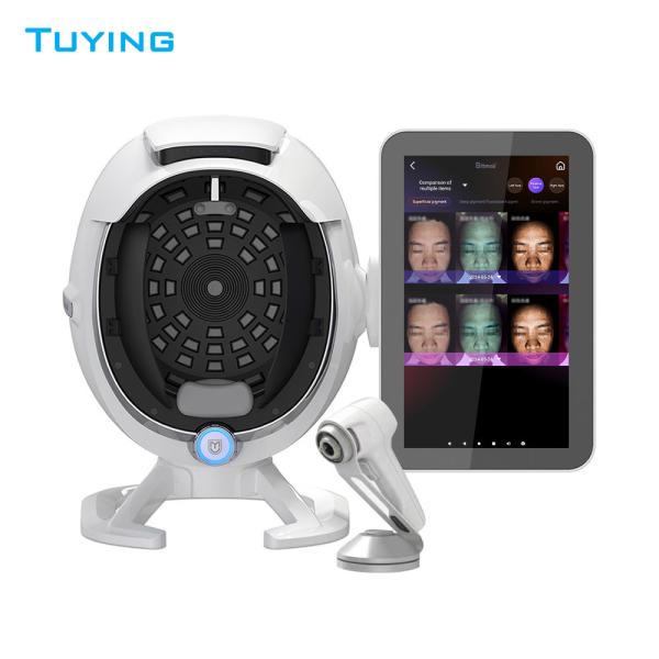 Quality 2 in 1 A6 3D Intelligent AI Face Skin Analyzer with Microscopic Detector for sale