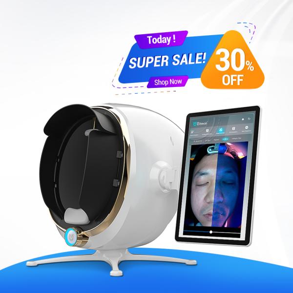 Quality 2023 Skin Analyzer 3D Intelligence Facial Skin Analyzer System Scanner Testing for sale