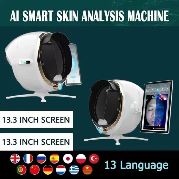 Quality 2023 Skin Analyzer 3D Intelligence Facial Skin Analyzer System Scanner Testing for sale