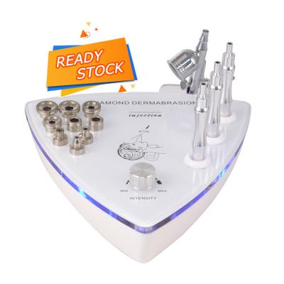 China Ready Ship 2in1 Deep Cleaning Microdermabrasion Peel Hydra Dermabrasion Machine Oxygen Spray Facial Machine for sale