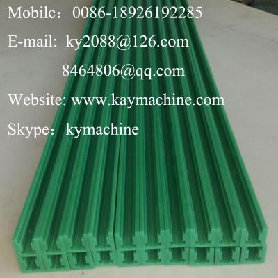 China UHMW-PE guide rail Plastic Guide Rail  Plastic rail for roller chains UHMWPE Chain Guide track guide UHMWPE strips for guide rail roller chain guide   China manufacturer China factory China producer for sale