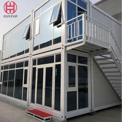 Cina Dormitorio di vetro su misura della tenda di stile del contenitore della larga scala temporanea modulare libera della Camera in vendita