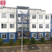 China 3 Bedroom Prefabricated Shipping Container House Stackable 20ft for sale