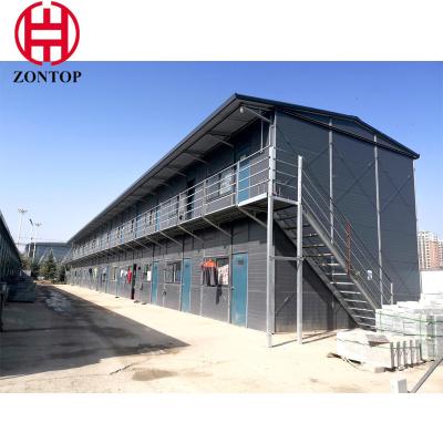 Cina Lo stoccaggio di lusso di Zontop ha fabbricato la Camera prefabbricata prefabbricata minuscola moderna modulare pronta del contenitore di Bolt di due storie in vendita