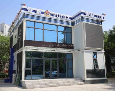 China Zontop-Porzellanfabrik fabrizierte modulares Luxushaus tragbaren Büros Fertigbehälter-Haus vor zu verkaufen