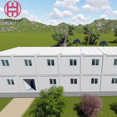 China Zontop China Manufactured Made Modular Easy Assemble Fully  For Sale Cheap Furnished Country Style Container Houses Pref for sale
