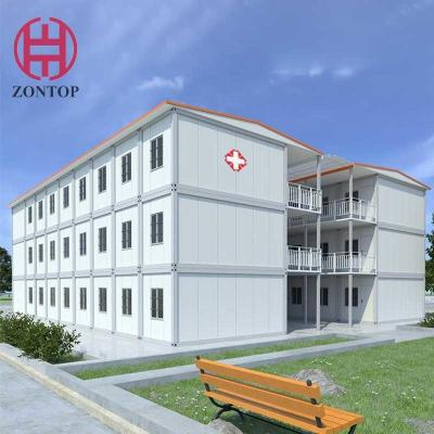 China Zontop China Manufactured Made Modular Easy Assemble Fully  For Sale Cheap Furnished Country Style Container Houses Pref for sale
