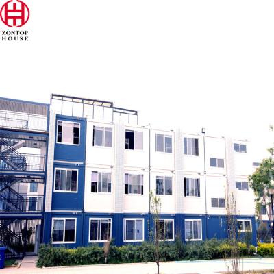 China Casas portáteis da casa pré-fabricada de Strories do quarto três do armazenamento da construção de habitações móvel reusável destacável de Zontop à venda