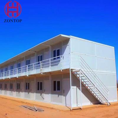 Cina Casa mobile d'acciaio montata rapida economica del contenitore dell'ufficio su misura luce della Camera della finestra della parete della scatola di vendita di Zontop in vendita