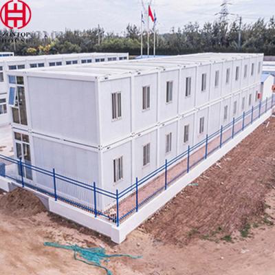 China Zontop  2 Story  China 4 Bedrooms Luxury Container  Homes  Prefabricated Modern Quick Concrete 20ft Prefab House for sale