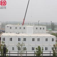 China Prefabricated Modular Stackable Container Homes  2 Story Prefab Home for sale