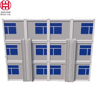 China Das casas concretas rápidas modernas pré-fabricadas luxuosas do recipiente dos quartos casa de 2 andares da casa pré-fabricada 20ft de Zontop China 4 à venda