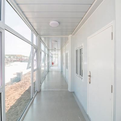 중국 날조된 기성품이 2 층 모듈 프리파브리캣 20ft 40ft 오피스  조립식 가옥이 포함하는 즈온탑 현대 작은 호화 창고 판매용