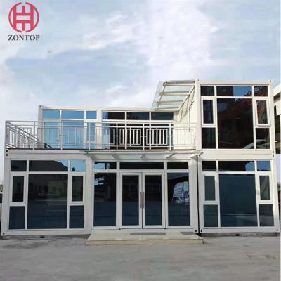 Cina Zontop che le Camere portatili prefabbricate accendono il basso costo d'acciaio ha prefabbricato la casa prefabbricata moderna del contenitore in vendita