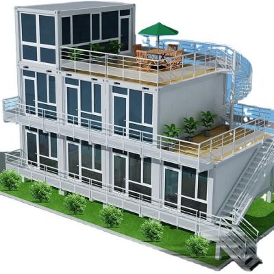 China Zontop het Moderne pakte Leven Draagbare 20 Voet 40ft China het Leven vlak de Luxehuis in van Containerhuizen Te koop