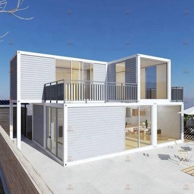 China Zontop prefabriceerde de Moderne het Leven 40ft Prefab de Huizenbout van China van het Luxe Vlakke Pak Uitzetbaar Containerhuis Te koop