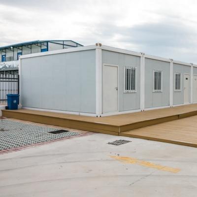 China Van het de slaapkamersglas van de Zontop bouten de moderne luxe snel concrete klaar geprefabriceerde 4 prefabhuizen containerhuis vast Te koop