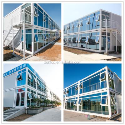 China Quarto luxuoso de vida portátil moderno das casas 3 da casa pré-fabricada do bloco liso 40ft à venda