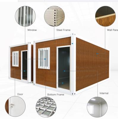 Cina camera da letto d'acciaio moderna di lusso del portatile 3 delle case del container accatastabile di 20ft 40ft in vendita