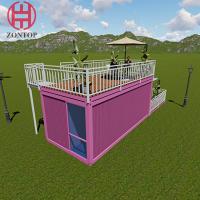 China Fully Furnished 40 Feet Stackable  Flat Pack Container House for sale