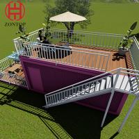 China Fully Furnished 40 Feet Stackable  Flat Pack Container House for sale