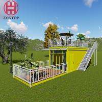 China Flat Pack Fully Furnished  Stackable Container Homes Luxury 40 Feet for sale