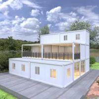 China Modular Modern Container House White Wall 20Ft 40Ft Modular Home for sale
