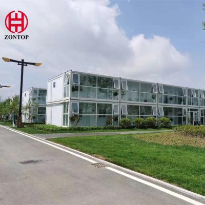 Cina Zontop Cina ha prefabbricato la Camera prefabbricata della struttura d'acciaio dell'ufficio leggero del contenitore in vendita