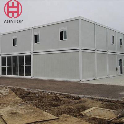 Cina Camere prefabbricate personalizzabili 20ft d'acciaio leggere delle case del contenitore della nuova di progettazione di Zontop fabbrica di alto livello in vendita