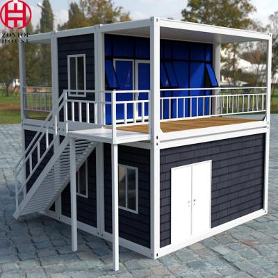 中国 ゾントップの良質の中国の完全で安く運送可能な製造された金属   40ft/20ftのプレハブの容器の家 販売のため
