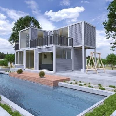 Cina La costruzione di calcestruzzo rapida di lusso moderna di Zontop velocemente costruisce la Camera prefabbricata del contenitore della Camera della pianta della casa della struttura d'acciaio in vendita