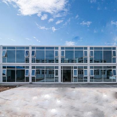 Cina Camera di vetro prefabbricata modulare completa del contenitore del flat pack della costruzione di calcestruzzo rapida di lusso moderna di Zontop grande in vendita